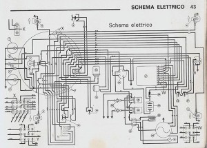 Esquema electrico-wiring loom-Benelli 250-2c "eletronicca" • Benelli ...